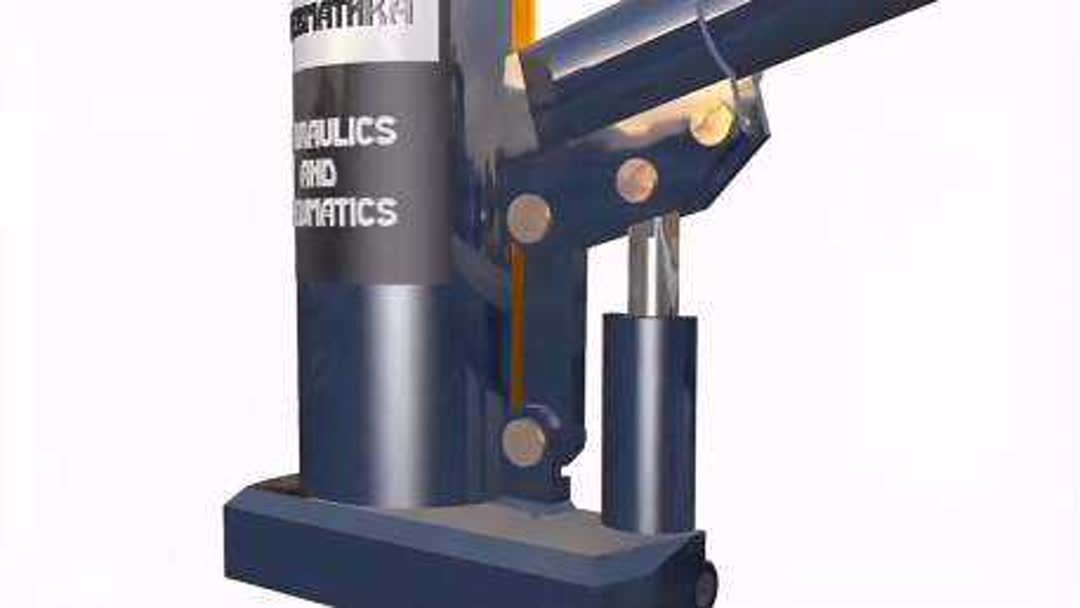 液压千斤顶的工作原理,动画演示更直观