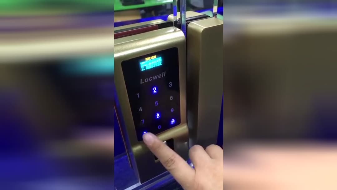 诺克威玻璃门锁用户管理使用操作