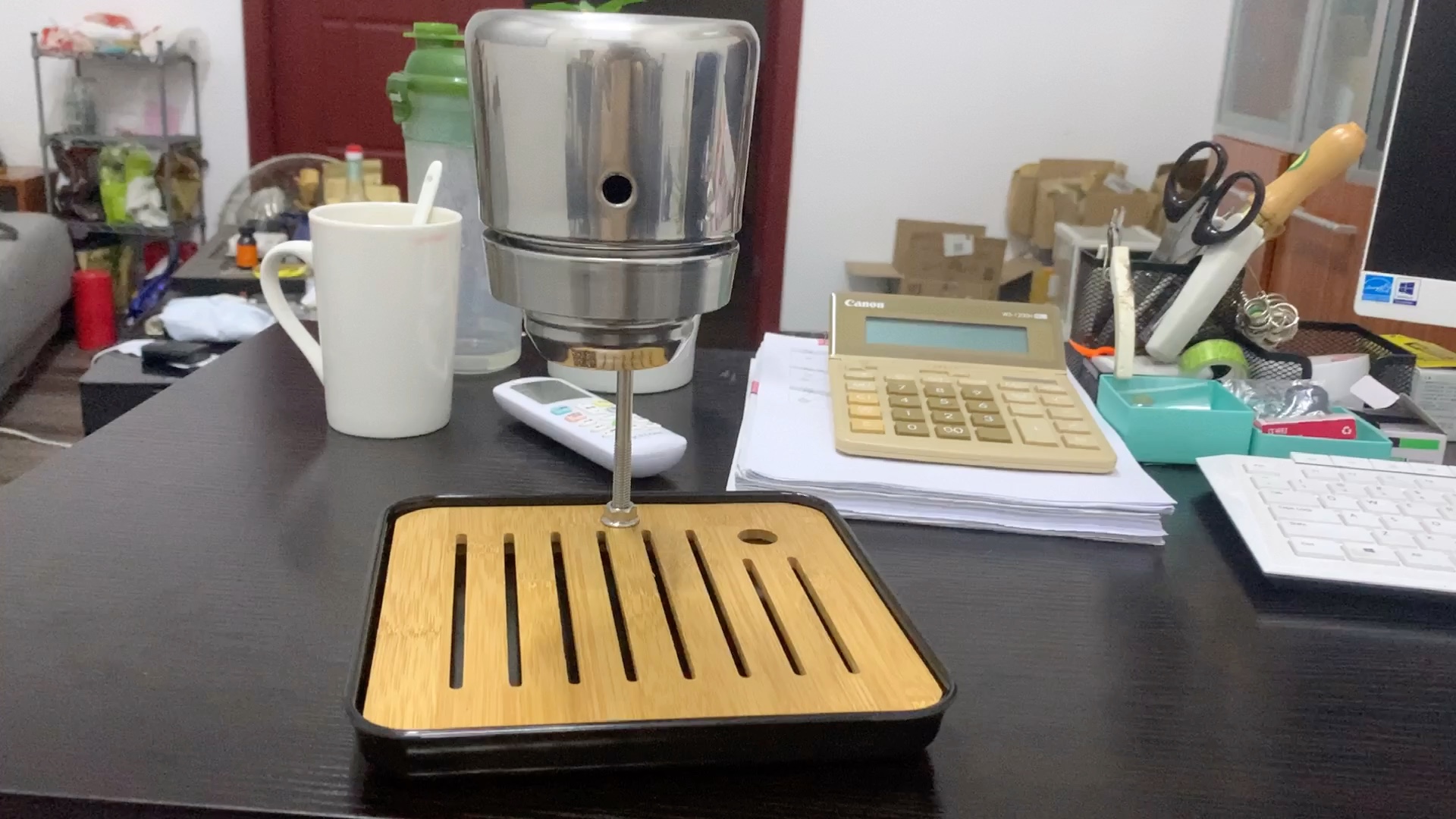 自制旅行咖啡机半成品,以后没电也不用担心喝不到自己做的咖啡。