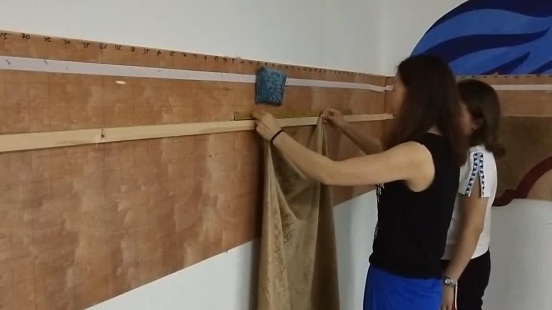 镂空水波捏折示范课程,窗帘免费学习-窗帘培训-学做窗帘款型