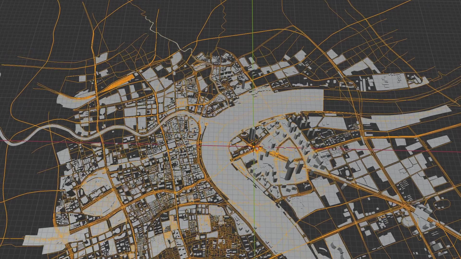小伙嫌地图不够直观,把整座城市做成了三维模型,发现上海中心大厦...