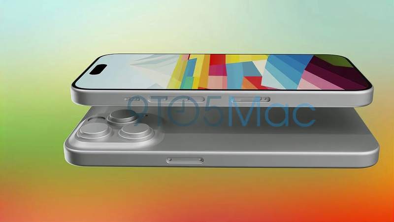 基于CAD建模,外媒制作出全新iPhone 15 Pro渲染图