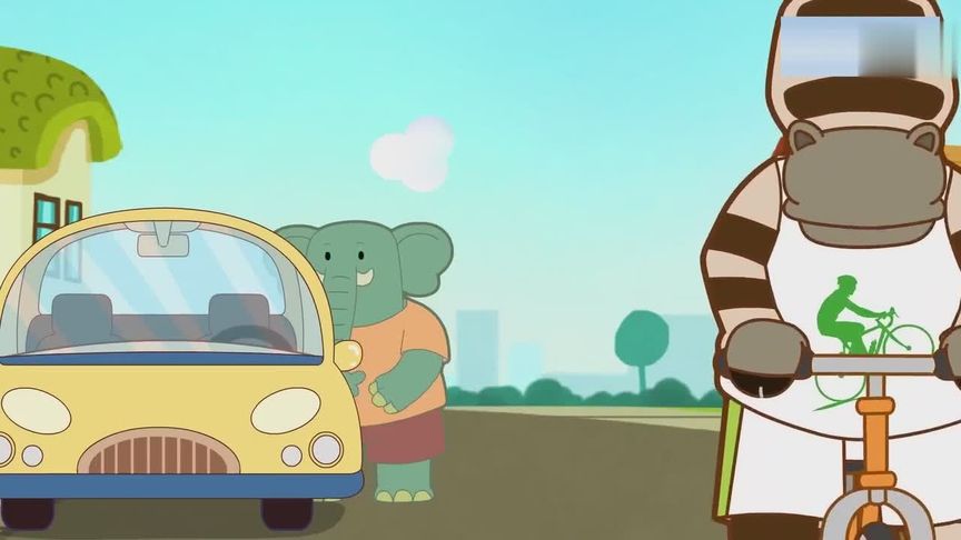 可可小爱文明美德短片:绿色出行,爱护美丽的家园