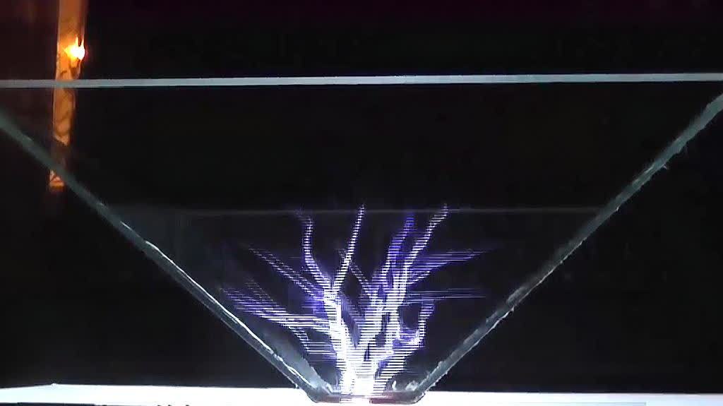 国外小伙自制3D投影仪 虽然制作简单...