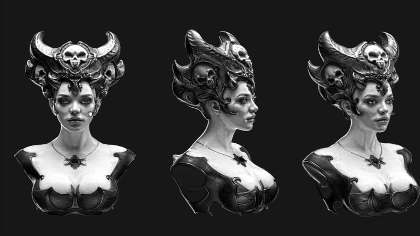 【ZBrush】看完就可独立完成游戏角色模型制作,全流程超详细!