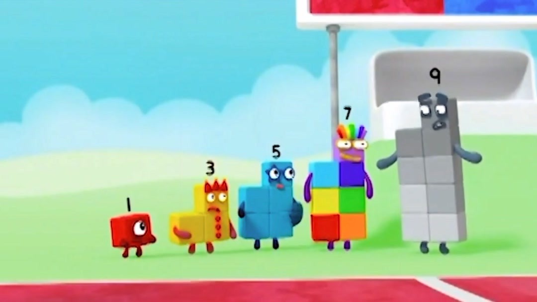数字积木英语动画 数字积木小分队
