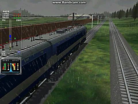 模拟火车出轨事故54