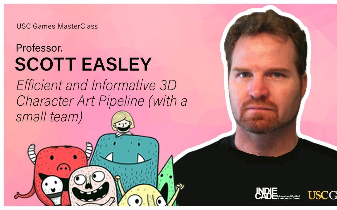 南加大/USC游戏设计大师课|第四课|高效丰富的3D人物设计流程