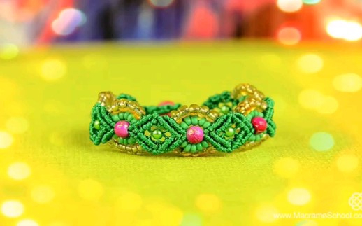 【编织手链】手链教程(34)