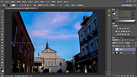 Photoshop CC视频教程: 如何制作一个简单闪电效果 , 小白必备