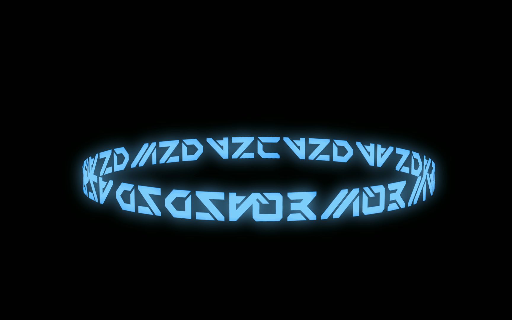 立体文字动画