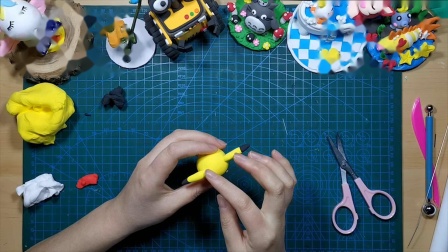 独角兽绘梦馆彩泥教程09--皮卡丘