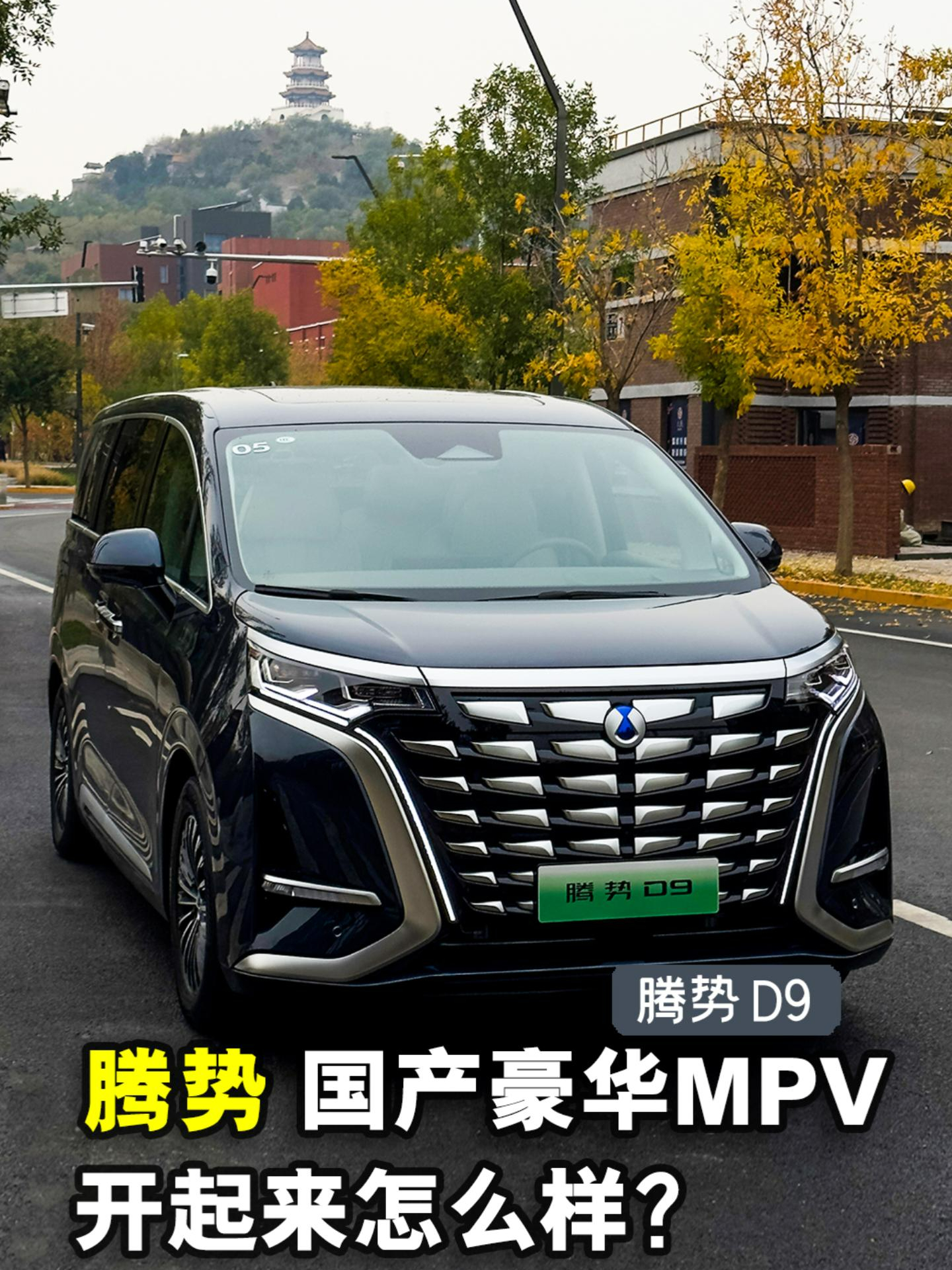 DMI混动系统加持, 国产豪华MPV腾势D9开起来怎么样?