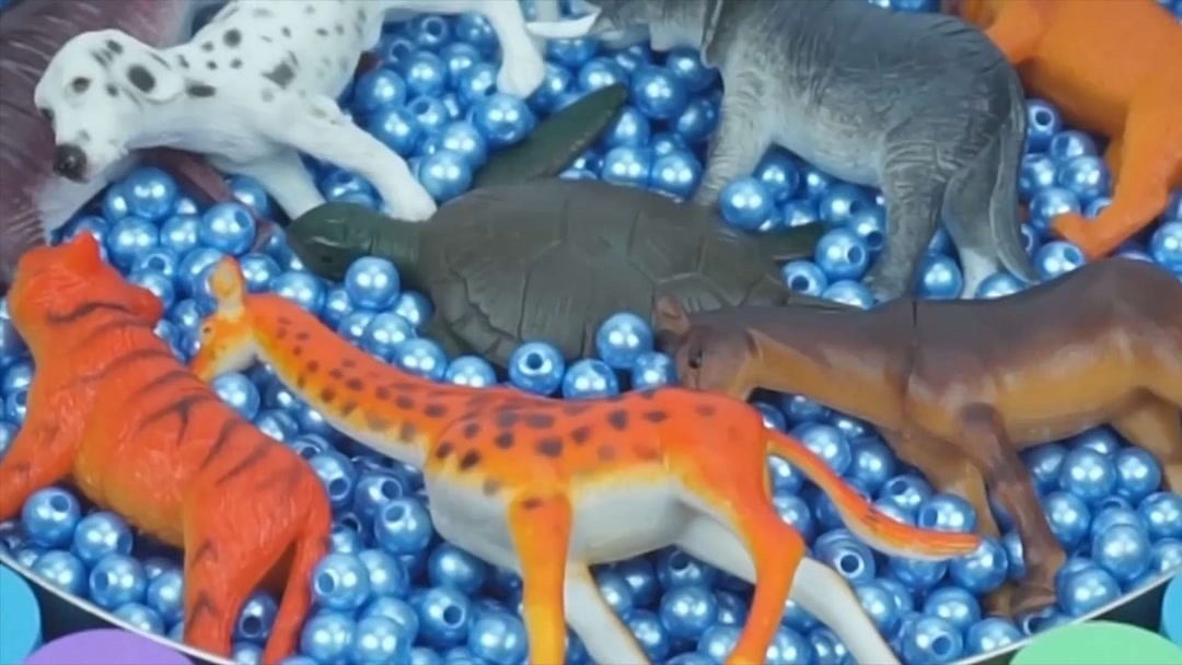 亲子玩具 橡皮泥里的动物玩具