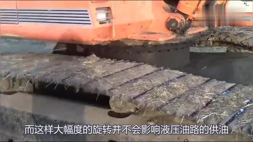 挖掘机为什么可以连续旋转而油管不会缠绕,原来全靠这个零件了