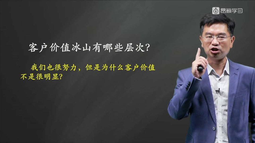 金超老师营销创新:客户价值冰山-客户价值冰山有哪些层次?-1