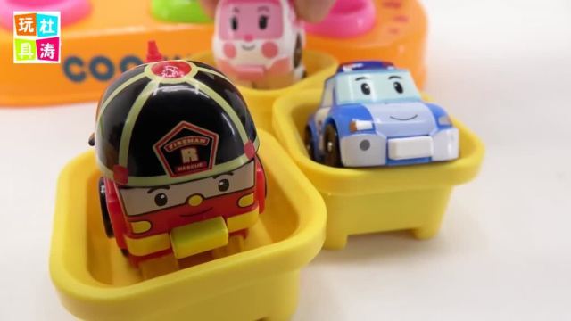 少儿动画 超级飞侠小爱的救援行动 变形警车珀利大展神威 少儿玩具