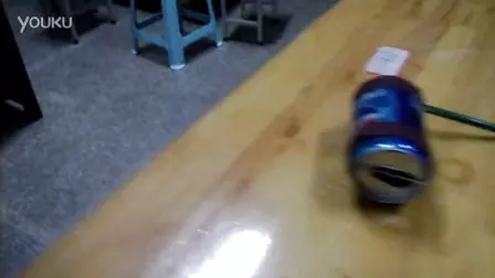 易拉罐橡皮筋动力小车