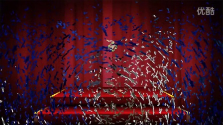 零叁电影工作室 桂林商业银行 动漫节开幕LED屏包装