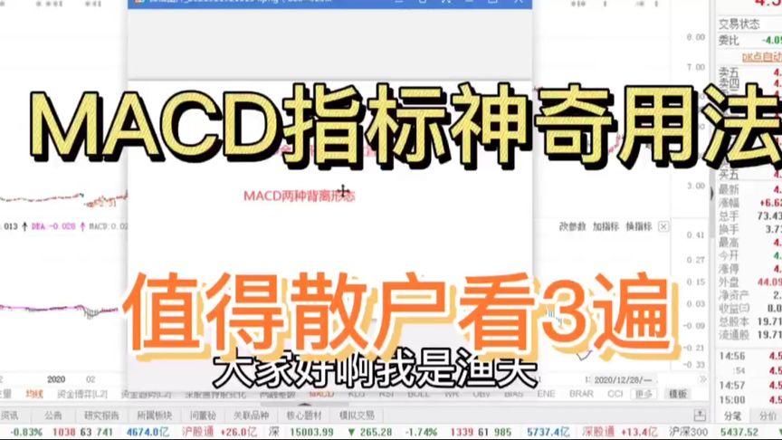 老散户半年10万到85万,仅一招macd特殊用法,吃透成高手