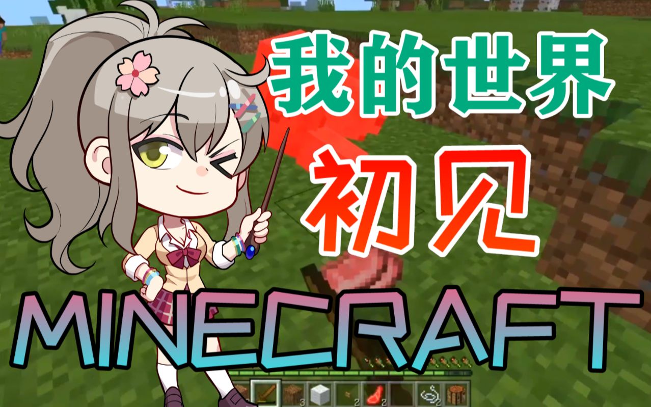 【我的世界】第一次玩MC世界是什么样子的【代代】