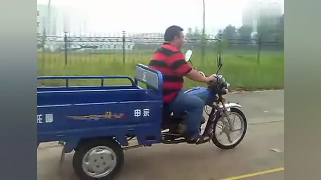 摩托车路考视频 三轮摩托车绕桩 单边桥 D照考试视频 徐州