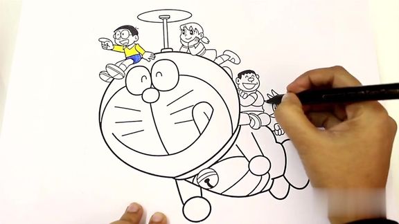 妈妈手巧秘籍!快来和孩子一起画哆啦A梦吧