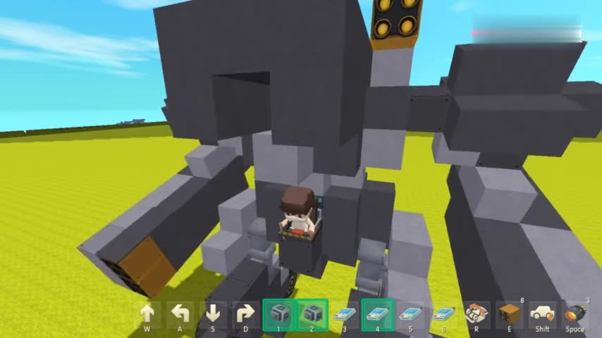 迷你世界 变形金刚大黄蜂 城里的孩子动手能力真强