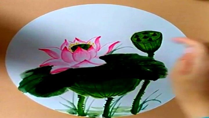 原创国画,水墨画工笔荷花。晓林画室每天更新。喜欢请您关注。