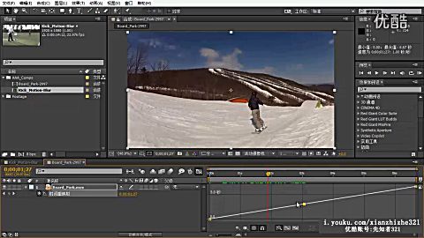 【ae教程】9.4 时间重映射制定快慢镜头