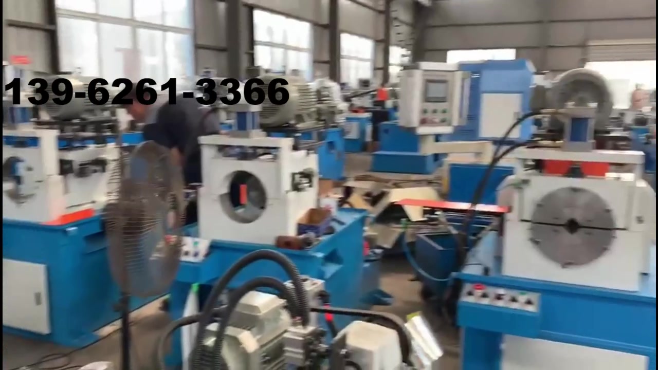 圆棒45度坡口倒角机视频