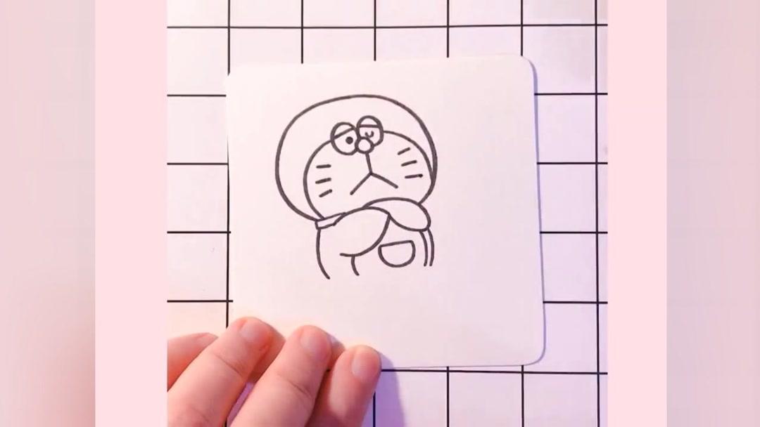 #手绘 #简笔画 每个人都会找到属于自己的“哆啦A梦”的～