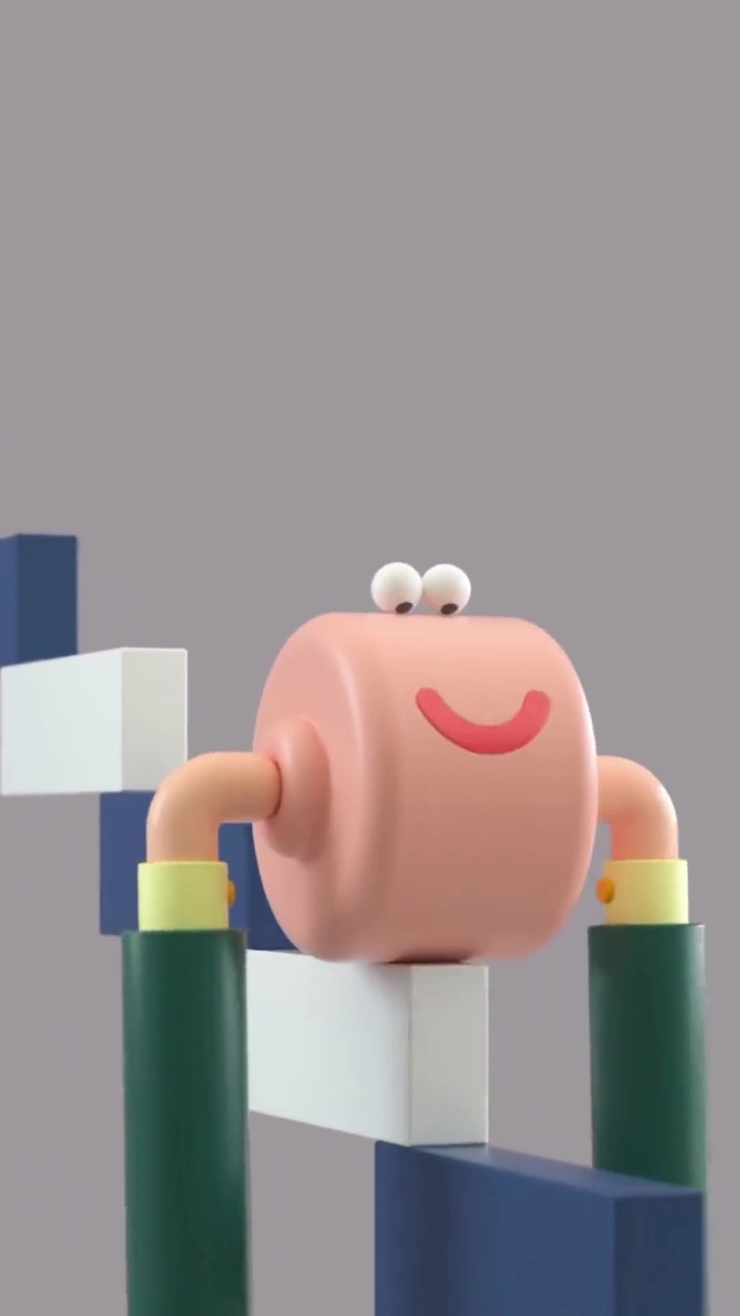 有趣动画,c4d动画,解压创意