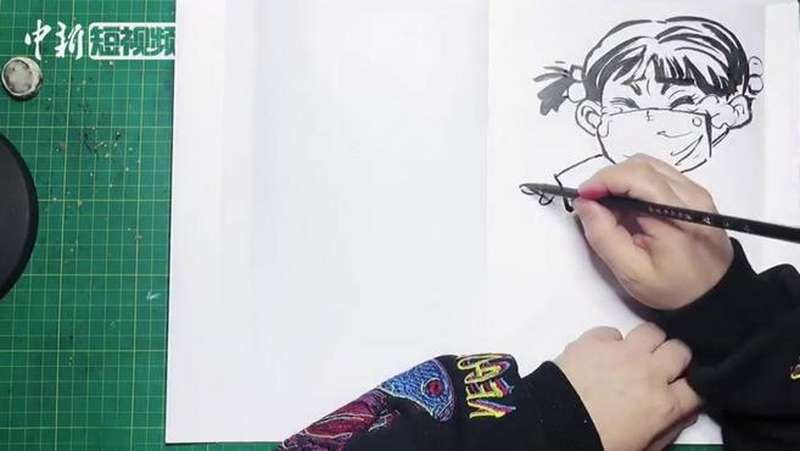 辛苦了!长春插画师手绘漫画致敬抗击疫情一线工作者