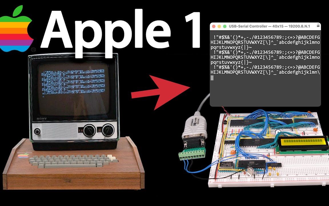 在试验板计算机上运行Apple 1软件