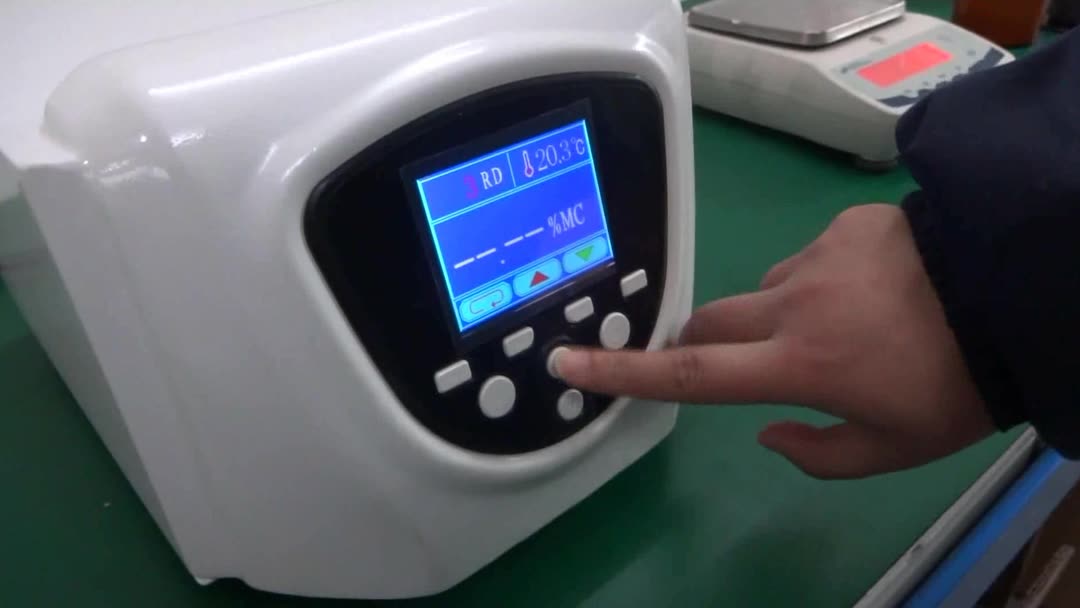 赫西仪器水分测定仪操作流程
