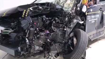 本田家族,中保研碰撞测试,集体翻车