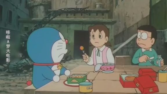 哆啦A梦3: 胖虎到隧道里面探险,元气满满