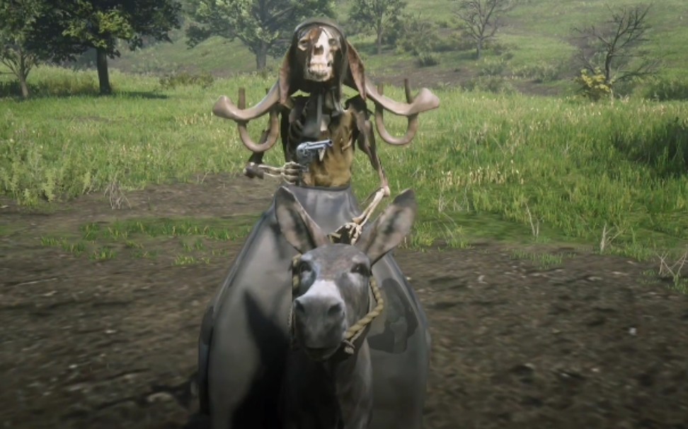 大镖客2彩蛋驴女士与驴。大镖客2DB专用内置修改器及环境包,见简。