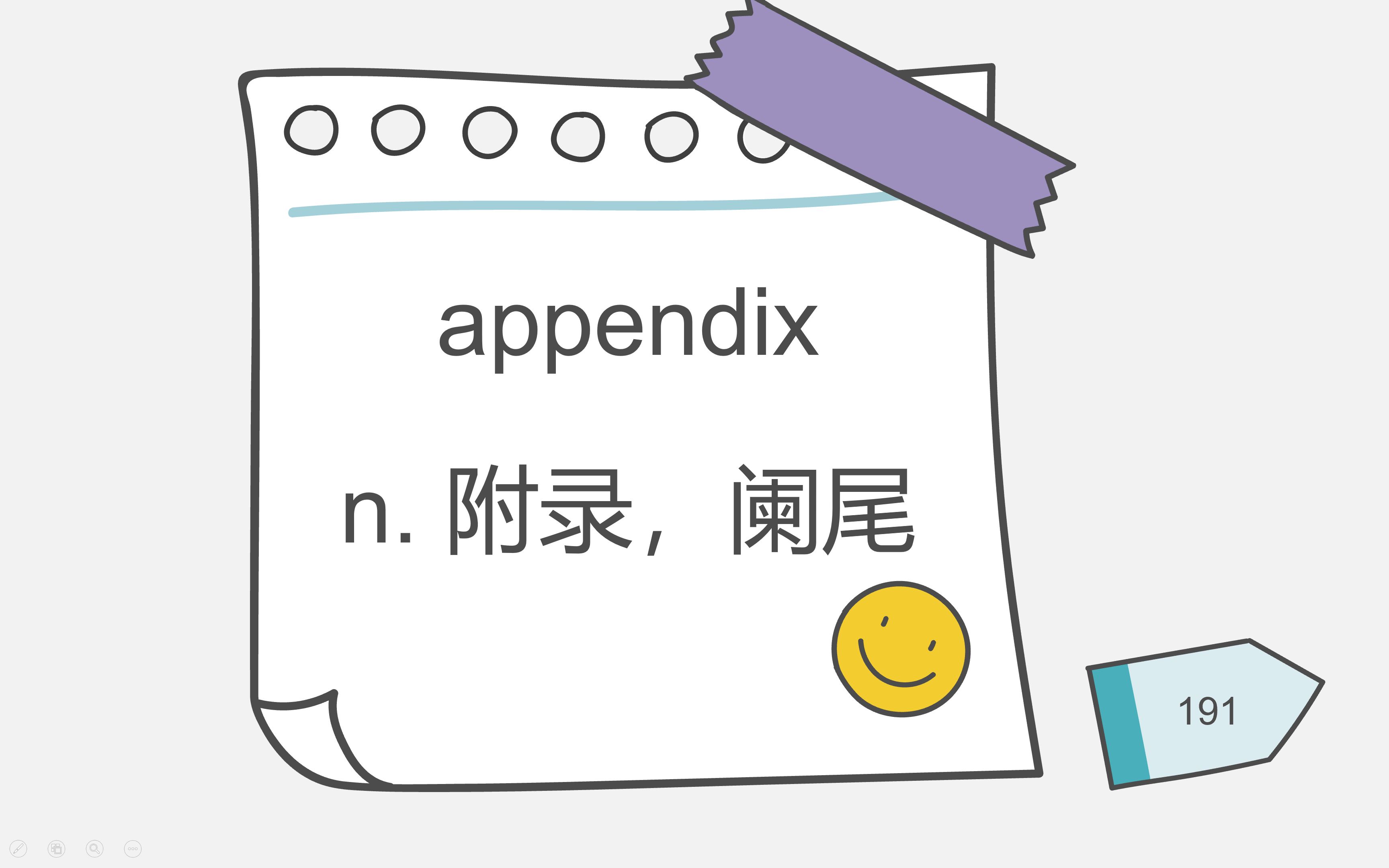 191.appendix【高中英语单词3500】