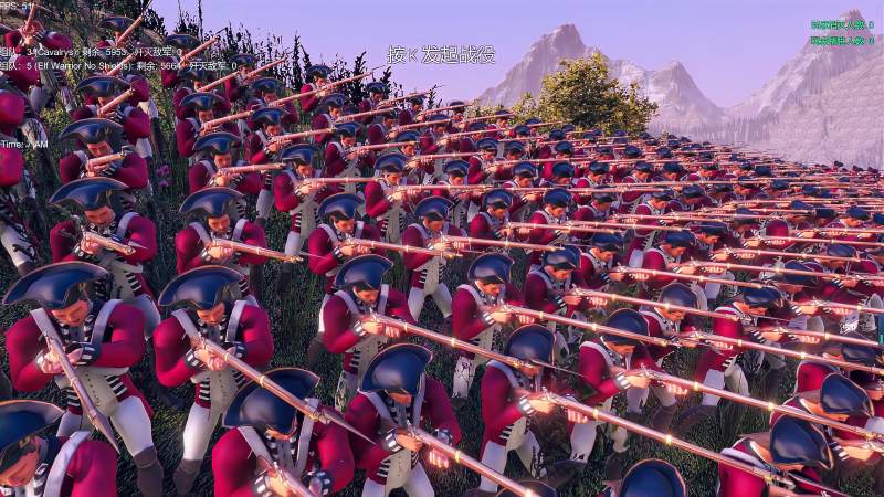 史诗战争模拟器:上千个火枪手坚守城堡,精灵族大军压境