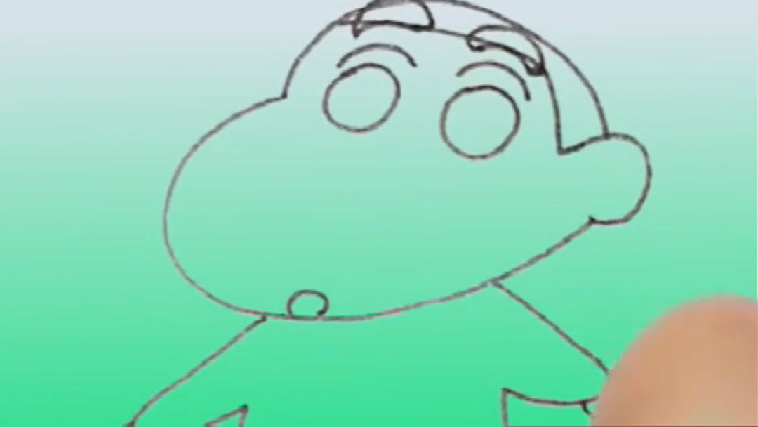 怎么画蜡笔小新