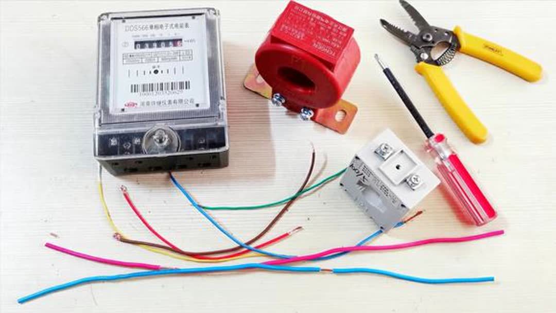 单相电表怎么加互感器?火线接哪里?零线接哪里?电工不要接错线