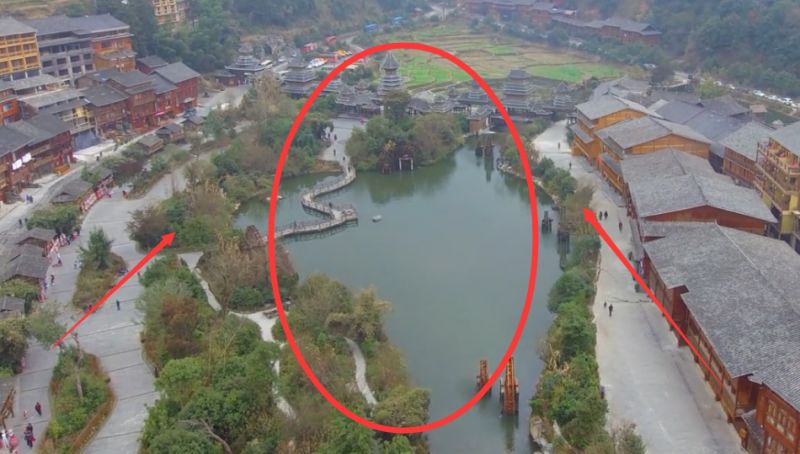 航拍贵州最美丽的侗族村寨,这里算是世外桃源,风水宝地吗?