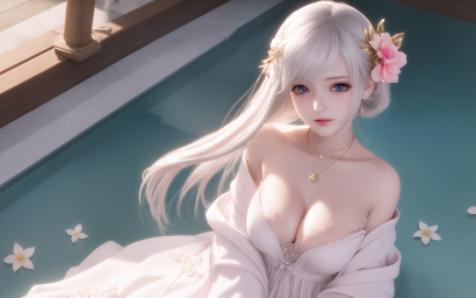 【AI绘画】第二期精修宽屏,蕾丝小姐姐哦