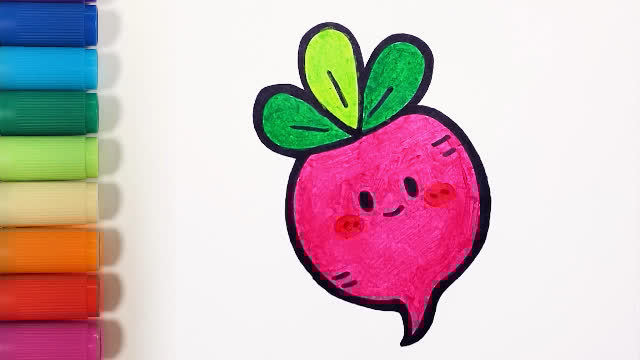 儿歌多多儿童简笔画 萝卜简笔画 培养爱吃蔬菜的乖宝宝