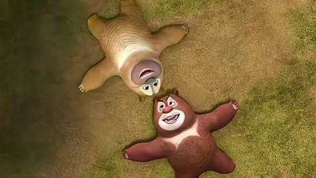 萌翻了倒放:熊大熊二小时候真可爱,太萌了,高萌预警