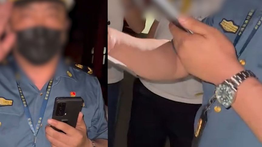 涉“钓鱼执法”执法人员戴14万名表,哈尔滨纪委回应:正调查