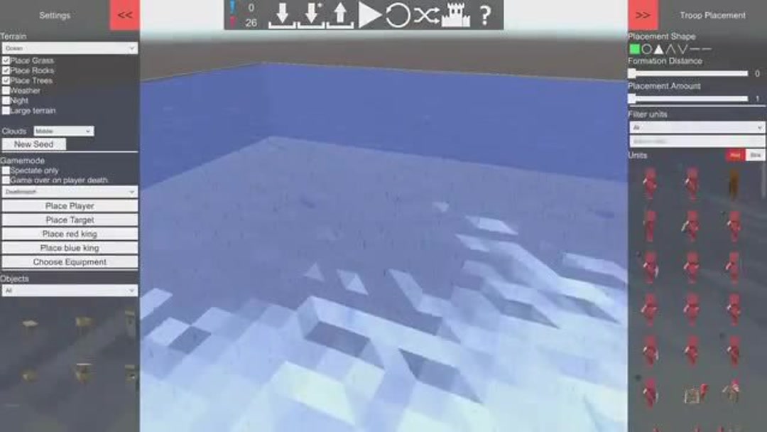 【小熙解说】方块战争模拟器 古代战争海战模拟