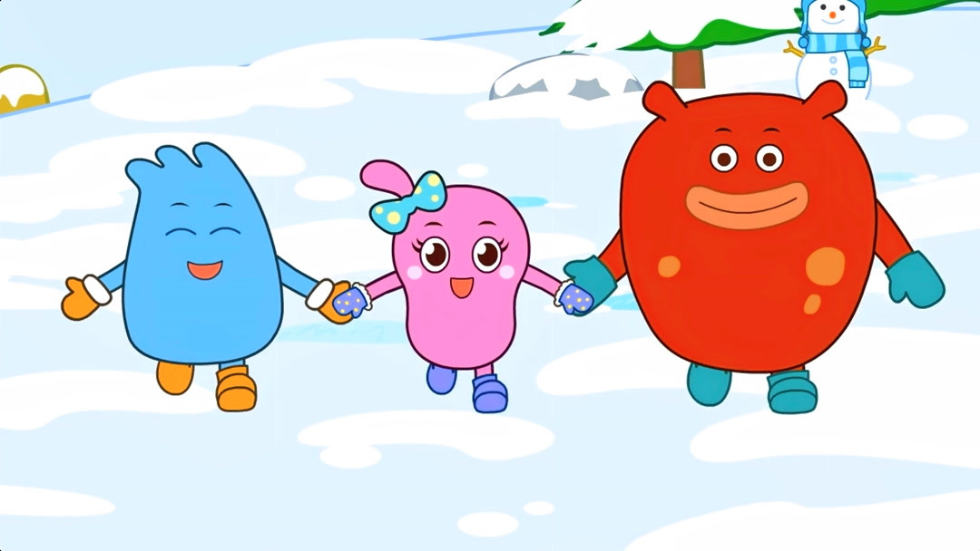 咕力咕力:小心滑倒与送快递的黄咕力,宝宝安全意识与益智动画